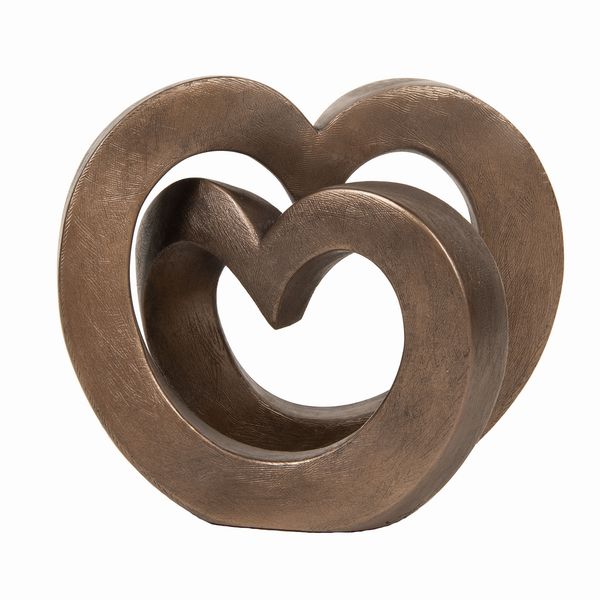 Enduring Love Bronze Sculpture – Two Hearts Entwined by Adrian Tinsley ...